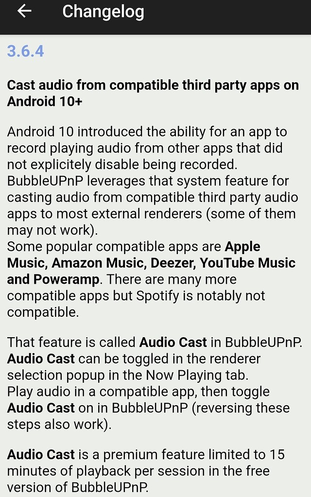 Bubble UPnP Audio cast - Streaming Audio - Naim Audio - Community