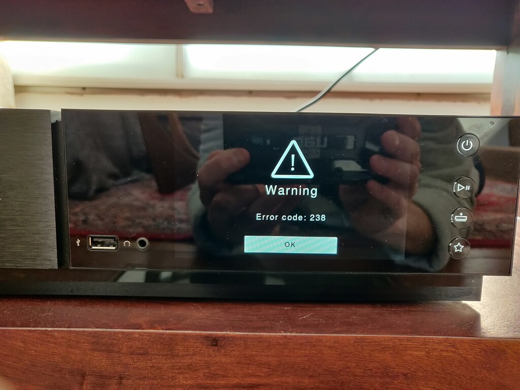 "Warning Error Code 238" Uniti Nova - Streaming Audio - Naim Audio ...