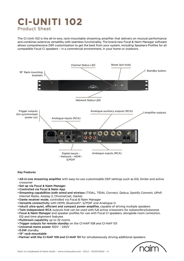New Naim CI Series - Hi-Fi Corner - Naim Audio - Community
