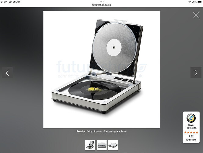 Pro-ject record flattener - Hi-Fi Corner - Naim Audio - Community