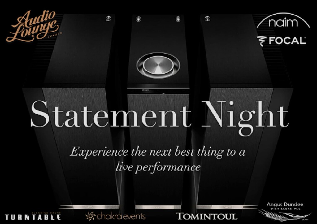 Audio Lounge Statement Night - Thursday 14th August 2025 - Hi-Fi Corner ...