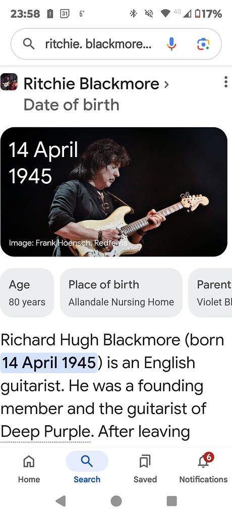 Ritchie Blackmore 80 years old this week - Music Room - Naim Audio ...