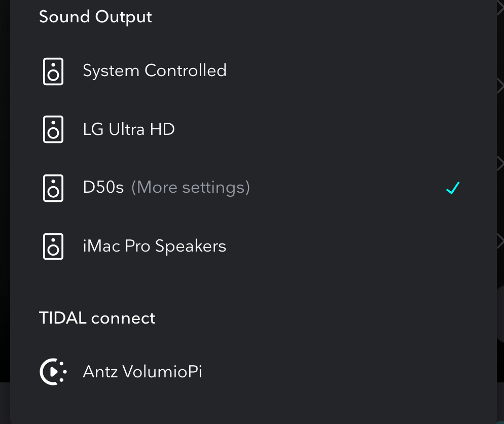 Volumio now supports tidal connect - Streaming Audio - Naim Audio ...