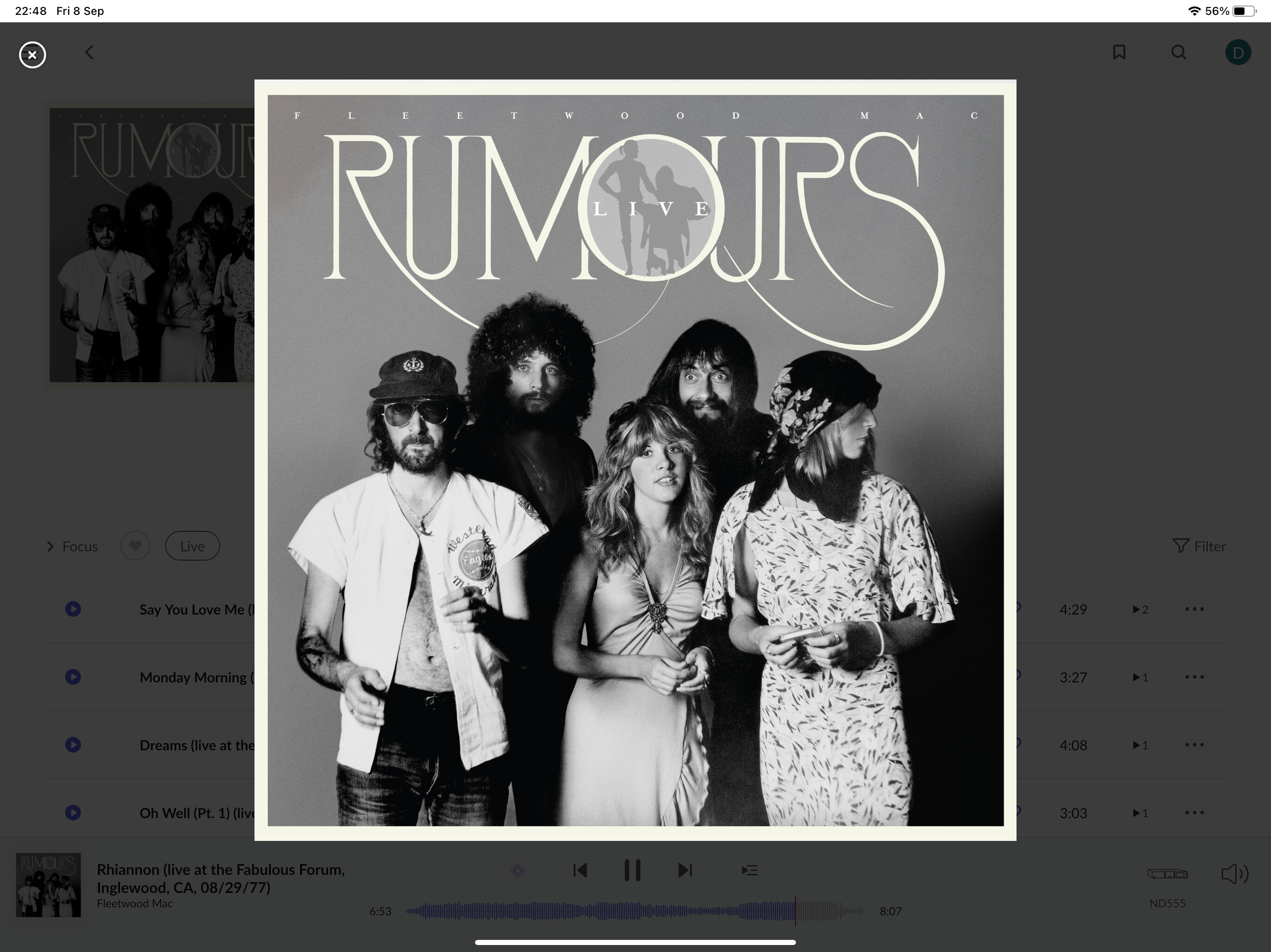 Rumours Live - Music Room - Naim Audio - Community