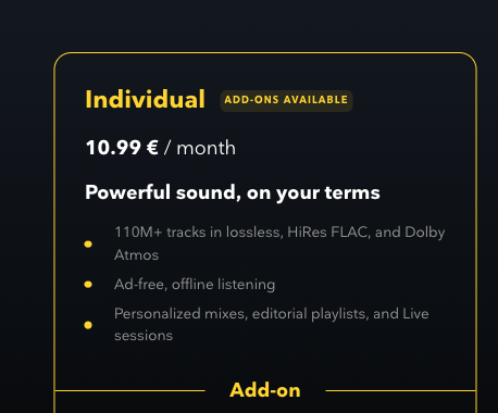 Tidal dropped annual subscription - Streaming Audio - Naim Audio ...